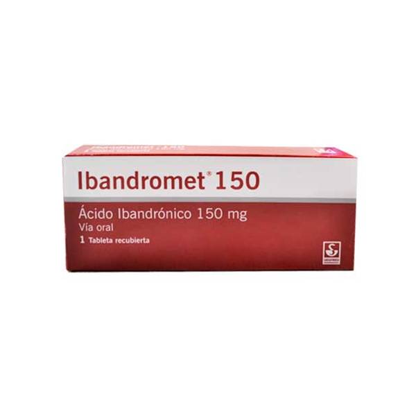 Ibandromet Ácido ibandrónico 150mg x 1 Tabletas - Siegfried - Farmadon ...