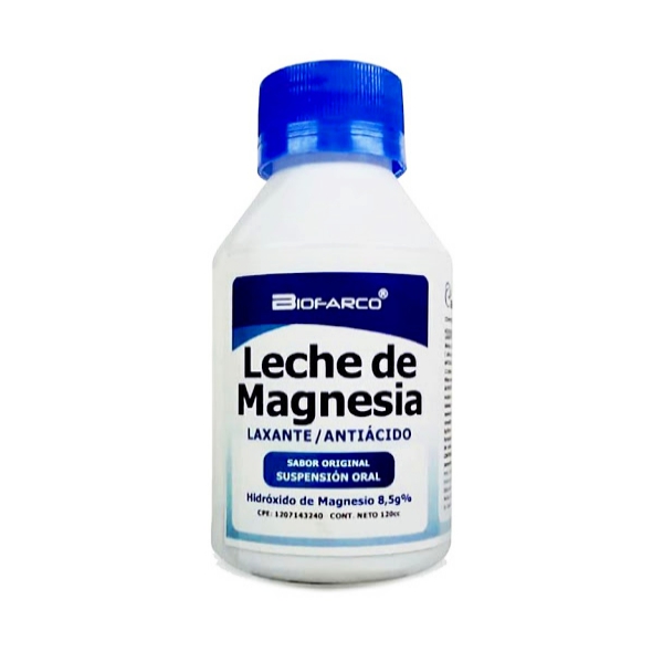 Leche De Magnesia Suspensión 120ml - Biofarco - Farmadon - La Farmacia ...