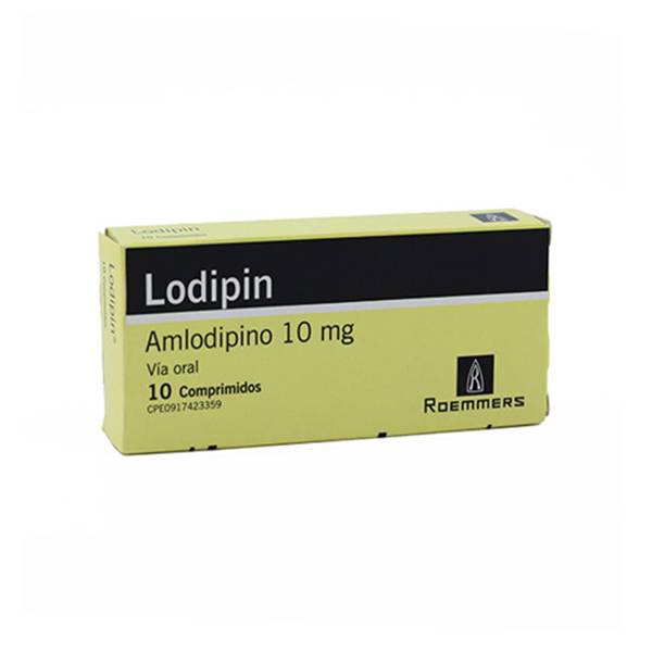 Lodipin Amlodipina 10mg x 10 Comprimidos - Megalabs - Farmadon - La ...