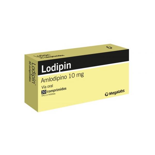 Lodipin Amlodipina 10mg x 30 Comprimidos - Roemmers - Farmadon - La ...