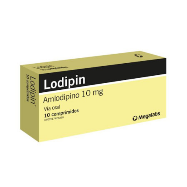 Lodipin Amlodipina 10mg x 10 Comprimidos - Megalabs - Farmadon - La ...