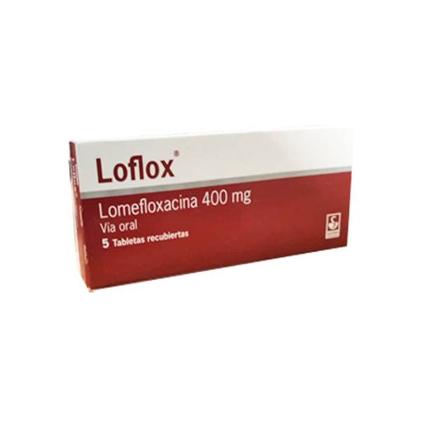 Loflox Lomefloxacina 400mg x 5 Tabletas - Siegfried - Farmadon - La ...