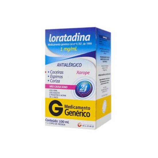 Loratadina Jarabe 1mg/ml x 100ml - Globo - Farmadon - La Farmacia de la ...