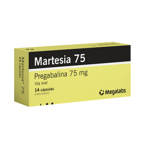 Martesia Pregabalina 75mg x 14 Cápsulas - Megalabs - Farmadon - La ...