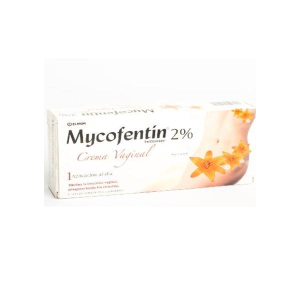 Mycofentin Fenticonazol 2% Crema Vaginal 7 Aplicadores 40gr - Elmor ...