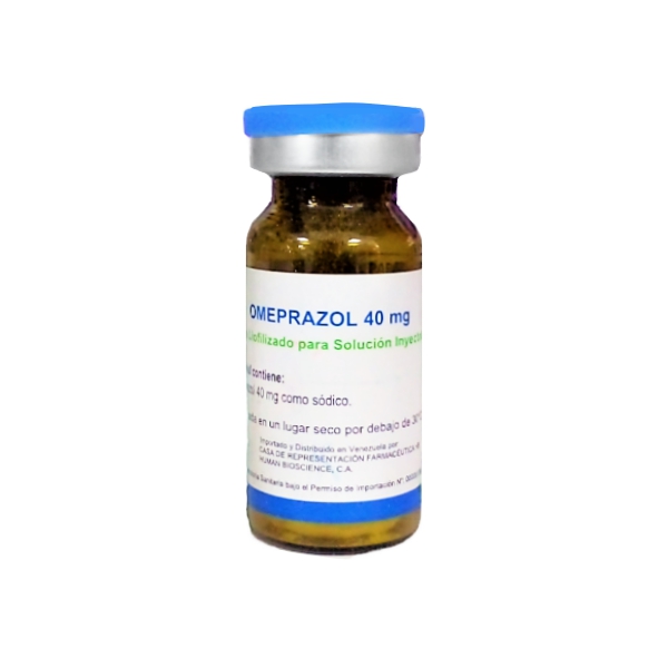 Omeprazol Ampolla 40mg/I.V - Human B - Farmadon - La Farmacia de la Esquina