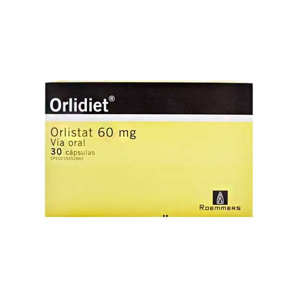 Orlidiet Orlistat 60mg x 30 Cápsulas - Roemmers - Farmadon - La ...