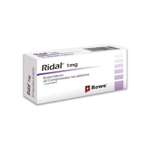 Ridal 1mg Risperidona x 20 Comprimidos - Rowe - Farmadon - La Farmacia ...