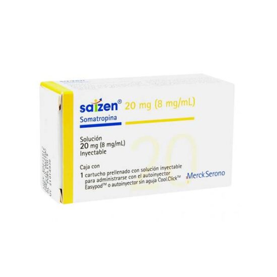 Saizen Somatropina Solución Inyectable 20mg/ml (Prellenada) Merck ...