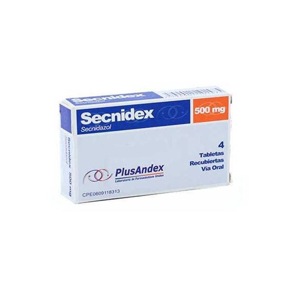 Secnidex Secnidazol 500mg x 4 Tabletas - PlusAndex - Farmadon - La ...