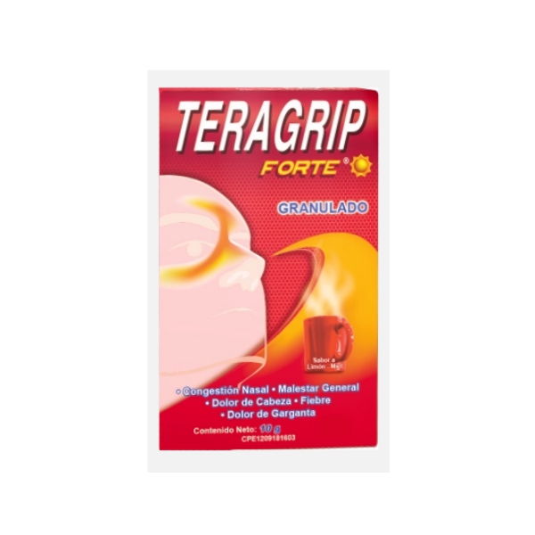 Teragrip Forte Día En Sobre Acetaminofén+Clorfenamina+CafeÍna 10 gr ...
