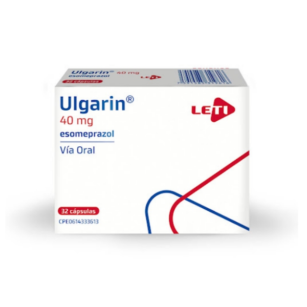 Ulgarin Esomeprazol40mg x 32 Cápsulas - Leti - Farmadon - La Farmacia ...