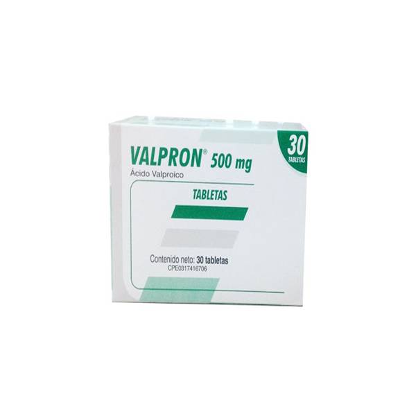 Valpron Ácido Valproico 500mg x 30 Tabletas - Farma - Farmadon - La ...