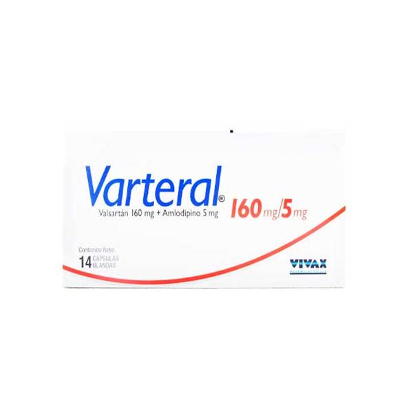 Varteral Valsartán+Amlodipina 160mg/10mg x 14 Cápsulas - Vivax - Farmadon - La Farmacia de la ...