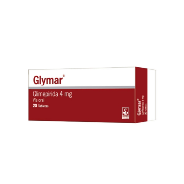 Glymar Glimepiride 4mg x 20 Tabletas - Siegfried - Farmadon - La ...