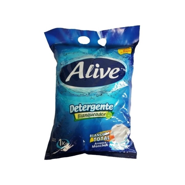 Alive Detergente En Polvo Blanqueador Total 1Kg - Farmadon - La ...