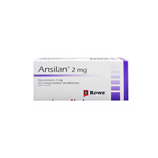Ansilan Alprazolam 2mg x 30 Tabletas - Rowe - Farmadon - La Farmacia de ...