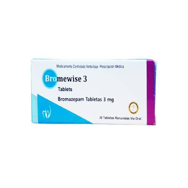 Bromewise Bromazepam 3mg x 30 Comprimidos - Medwise - Farmadon - La ...