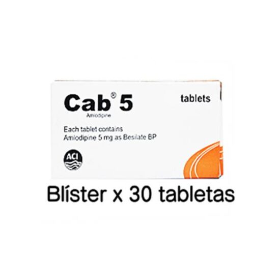 Cab 5 Amlodipina 5mg x 30 Tabletas - ACI Limited - Farmadon - La ...