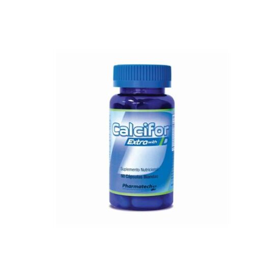 Calcifor Extra Calcio+Vitamina D x 60 Cápsulas - Pharmatech - Farmadon ...