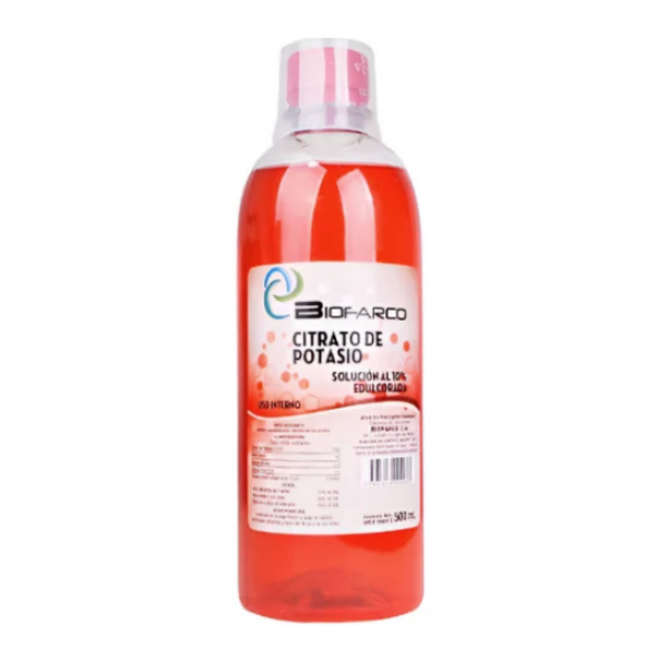 Citrato De Potasio Solución 10% 500ml - Biofarco - Farmadon - La ...