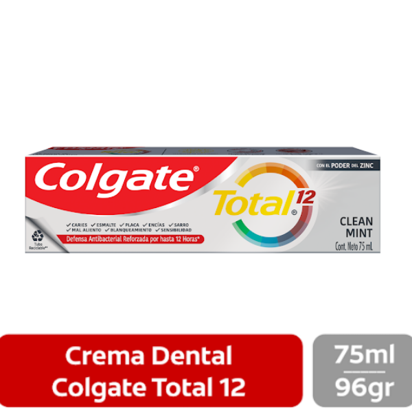 Colgate Crema Dental Total Clean Mint 75ml - Farmadon - La Farmacia de ...