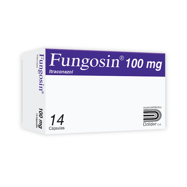 Fungosin Itraconazol 100mg x 14 Cápsulas - Dollder - Farmadon - La ...