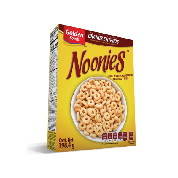 Golden Foods Cereal Noonies 198.4g - Farmadon - La Farmacia de la Esquina