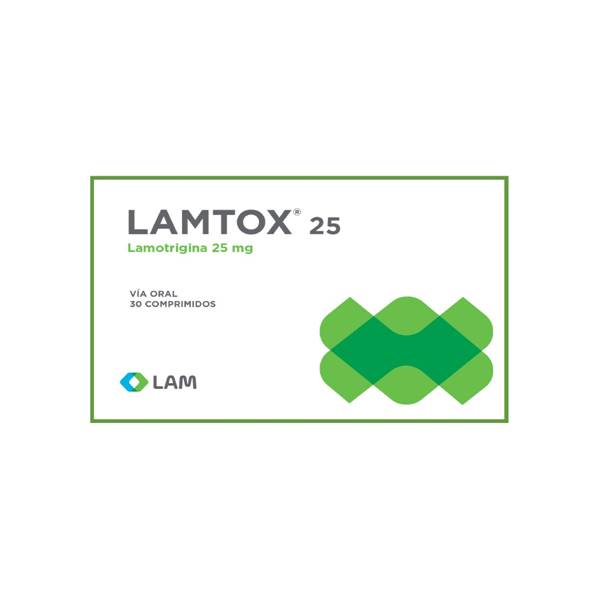 Lamtox Lamotrigina 25mg x 30 Comprimidos - Lam - Farmadon - La Farmacia ...