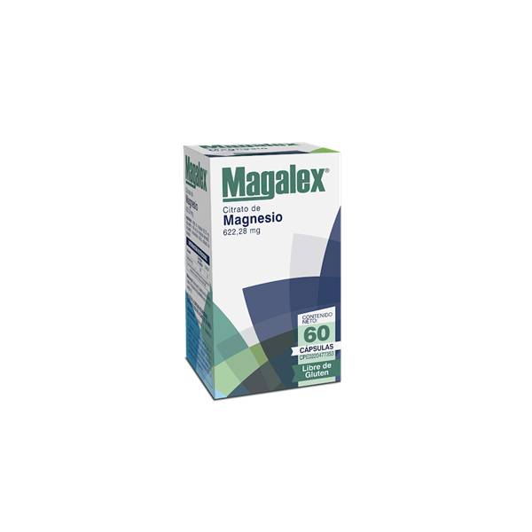 Magalex Citrato de Magnesio 622.28mg x 60 Cápsulas - Farma - Farmadon ...