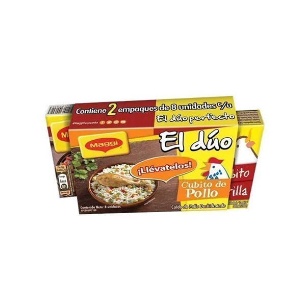 Maggi Cubito De Pollo Y Costilla Duo x 8 Unidades - Farmadon - La ...