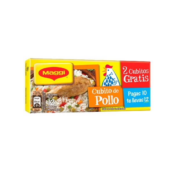 Maggi Cubito De Pollo x 12 Unidades - Farmadon - La Farmacia de la Esquina