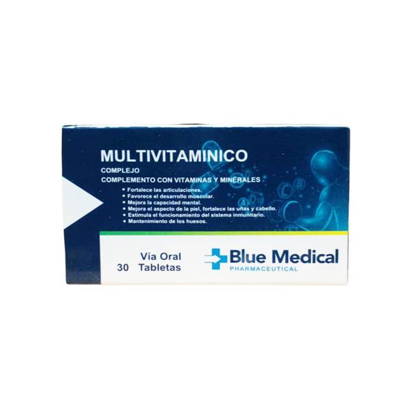 Multivitamínico x 30 Tabletas - Blue Medical - Farmadon - La Farmacia ...
