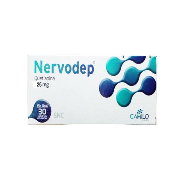 Nervodep Quetiapina 25mg x 30 Tabletas - Camilo - Farmadon - La ...