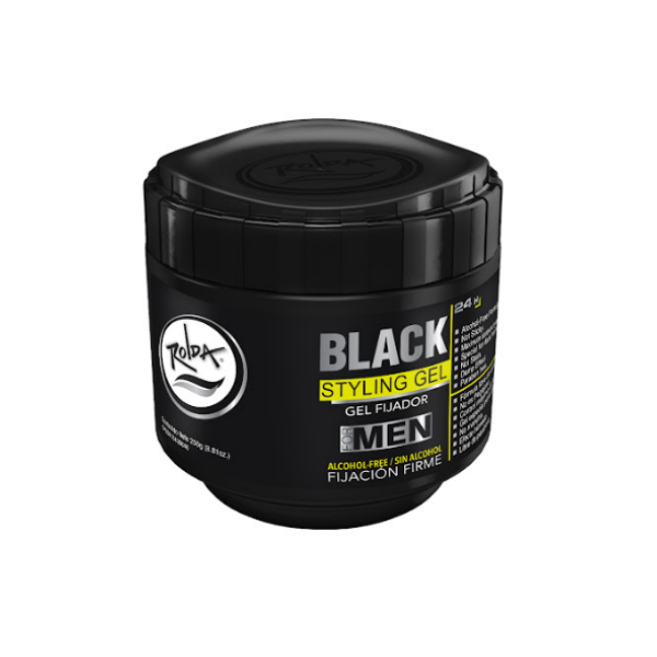 Rolda Gel Fijador Black 250g - Farmadon - La Farmacia de la Esquina