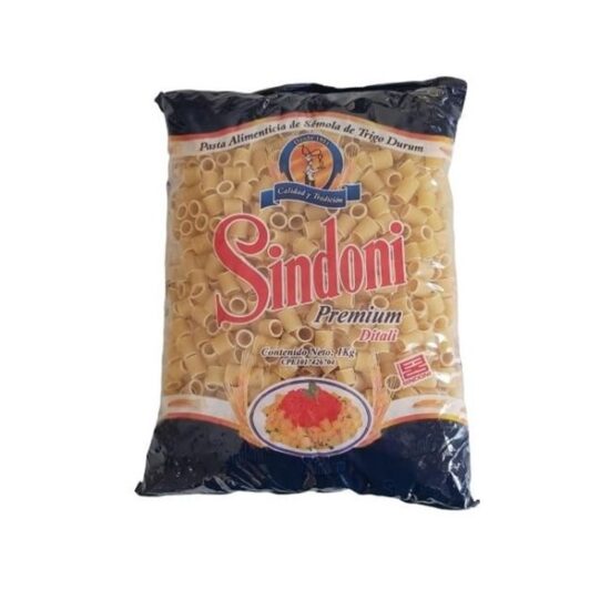 Sindoni Pasta Corta Ditali 1Kg - Farmadon - La Farmacia de la Esquina