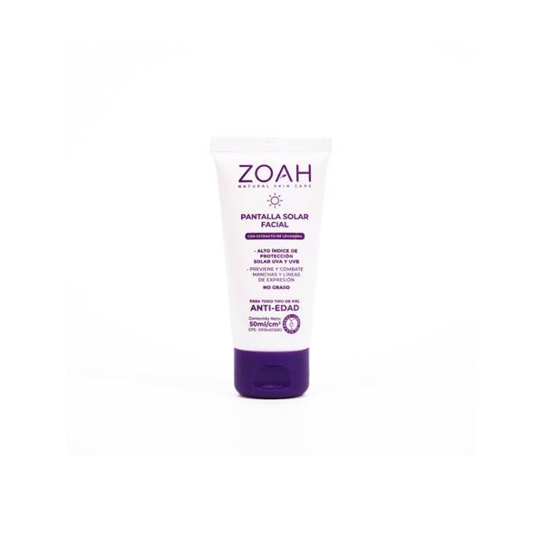 Zoah Pantalla Solar Facial 50ml - Farmadon - La Farmacia de la Esquina