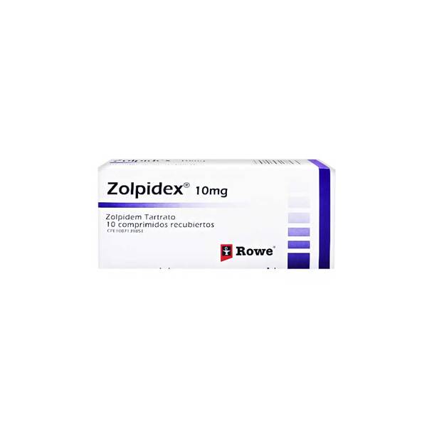 Zolpidex Zolpidem 10mg x 10 Comprimidos - Rowe - Farmadon - La Farmacia ...