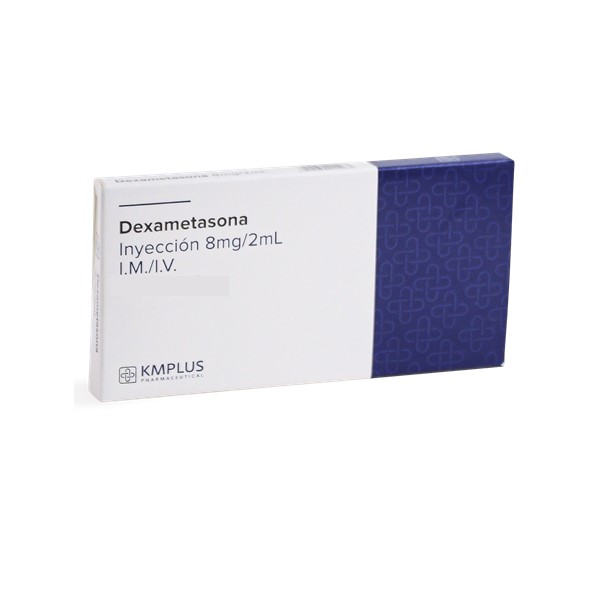 Dexametasona Ampolla 8mg/2ml I.M/I.V - KMPLUS - Farmadon - La Farmacia ...