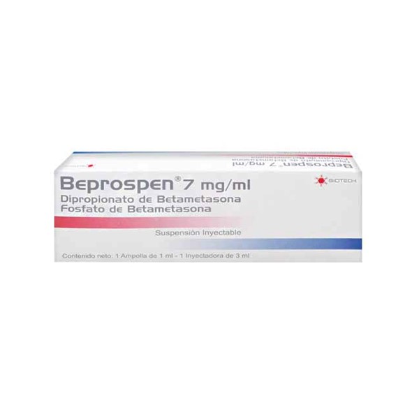 Beprospen Betametasona Suspensión Inyectable Ampolla 7mg/ml x 1ml ...