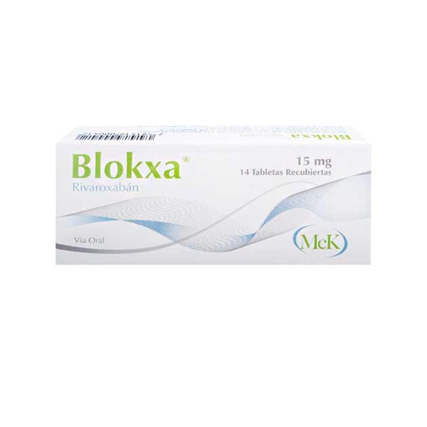 Blokxa Rivaroxaban 15mg x 14 Tabletas - MCK - Farmadon - La Farmacia de ...