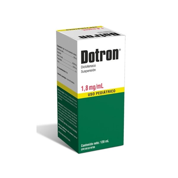 Dotron Diclofenac Potásico Jarabe Pediátrico 1.8mg/ml x 120ml - Farma ...