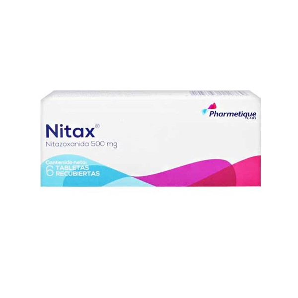 Nitax Nitazoxanida 500mg x 6 Tabletas - Pharmetique - Farmadon - La ...