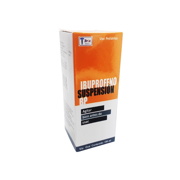 Ibuprofeno Jarabe Pediátrico 100mg/5ml x 100ml - Brixmedic - Farmadon ...