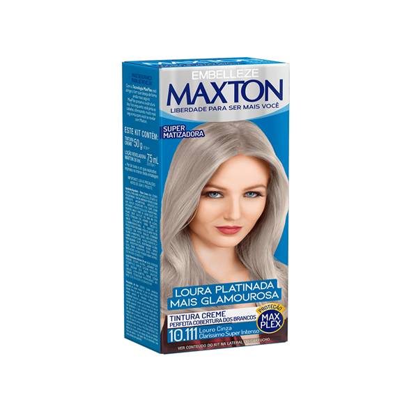 Maxton Tinte Kit 10.111 Rubio Ceniza Súper Intenso 50ml - Farmadon - La ...