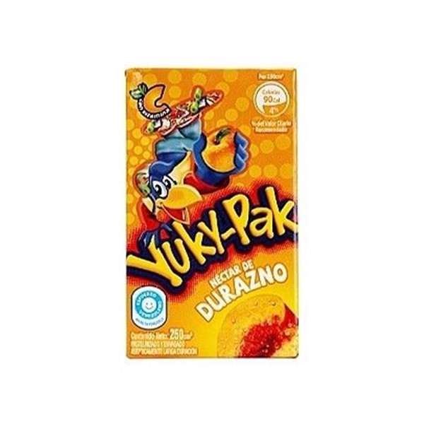 Yuky-Pak Jugo Durazno Uht 250ml - Farmadon - La Farmacia de la Esquina