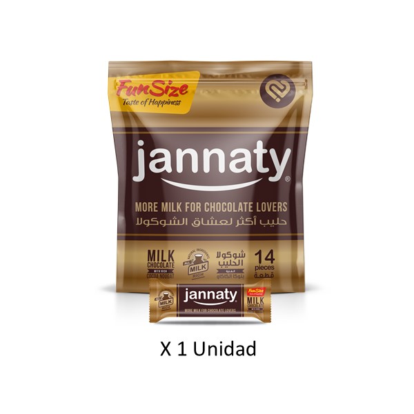 Jannaty Barra Chocolate Y Leche x Unidad - Farmadon - La Farmacia de la ...
