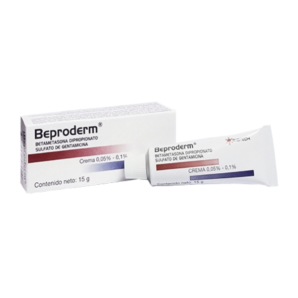 Beproderm Betametasona+Gentamicina 0.05%-0.1% Crema x 15g - Biotech ...