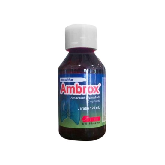 Ambrox Ambroxol Jarabe Adulto 30mg/5ml x 120ml Sm Pharma - Farmadon - La Farmacia de la Esquina