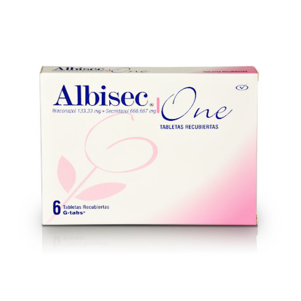 Albisec One Itraconazol+Secnidazol x 6 Tabletas - Procaps - Farmadon ...